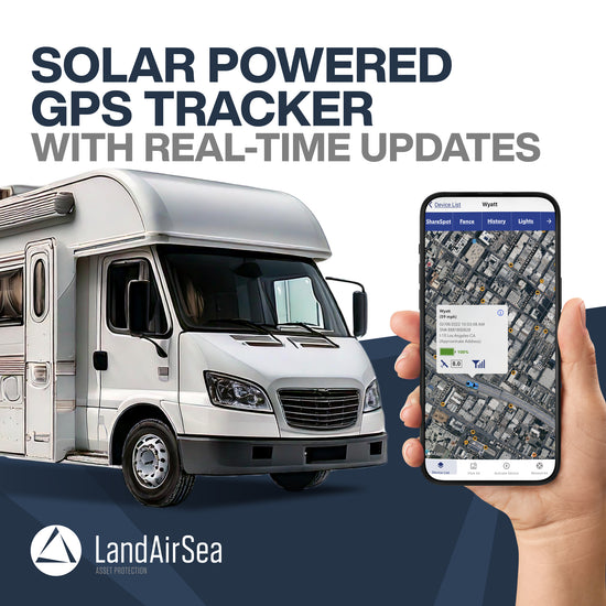 Solar GPS Tracker Real-Time Tracking Solution | LandAirSea