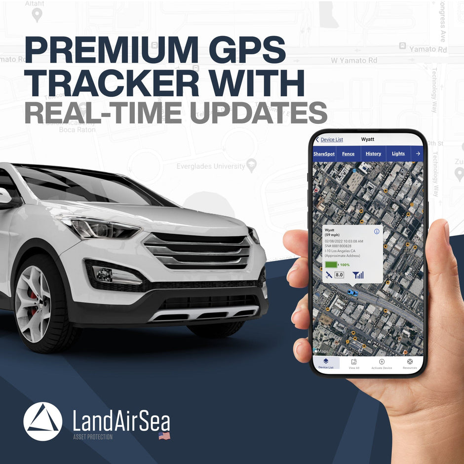 Real-Time GPS Tracker Devices | LandAirSea