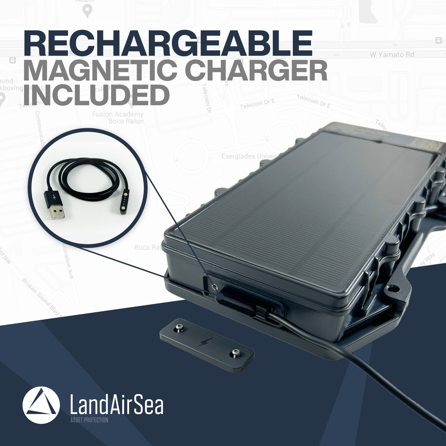 Solar GPS Tracker Real-Time Tracking Solution | LandAirSea