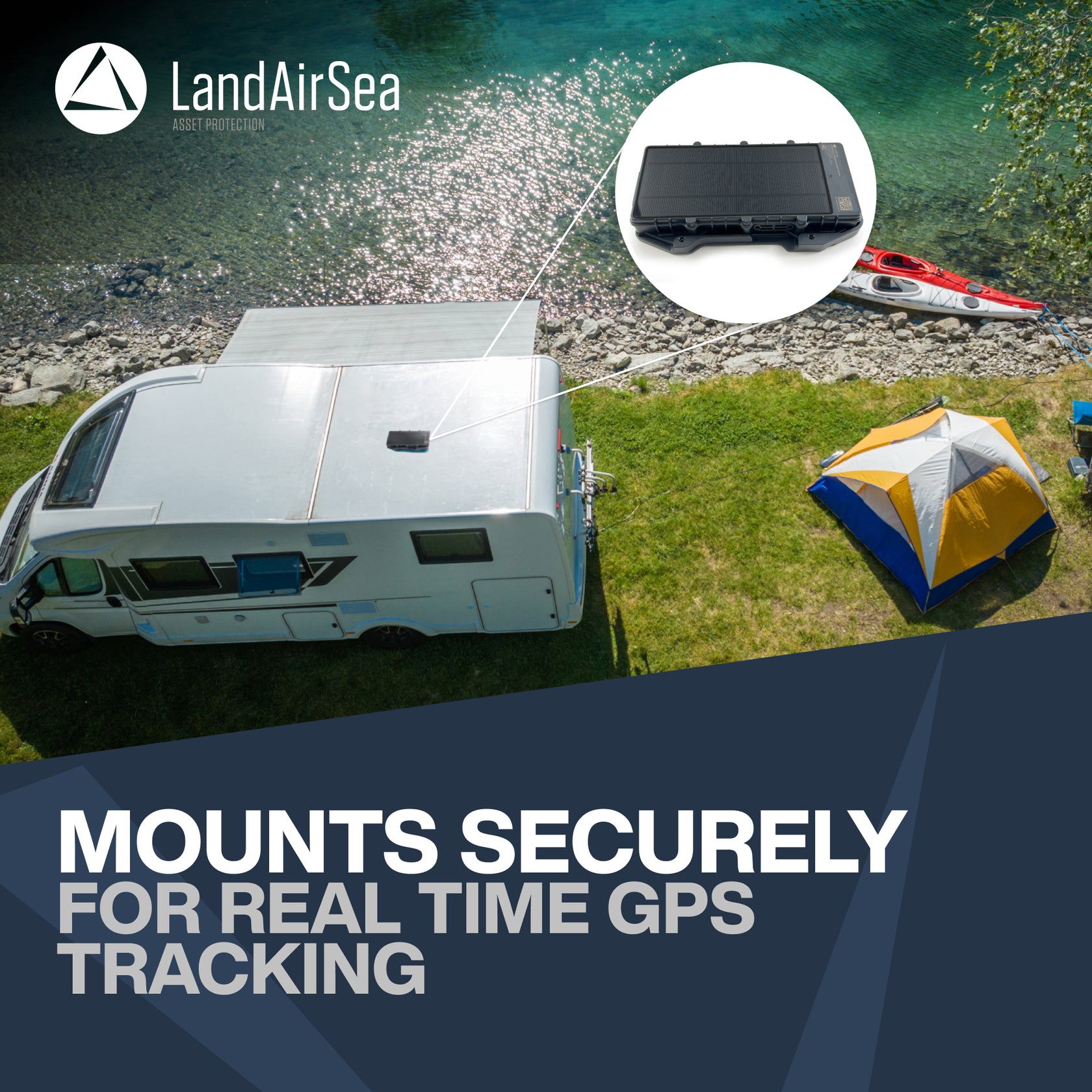 Solar GPS Tracker Real-Time Tracking Solution | LandAirSea